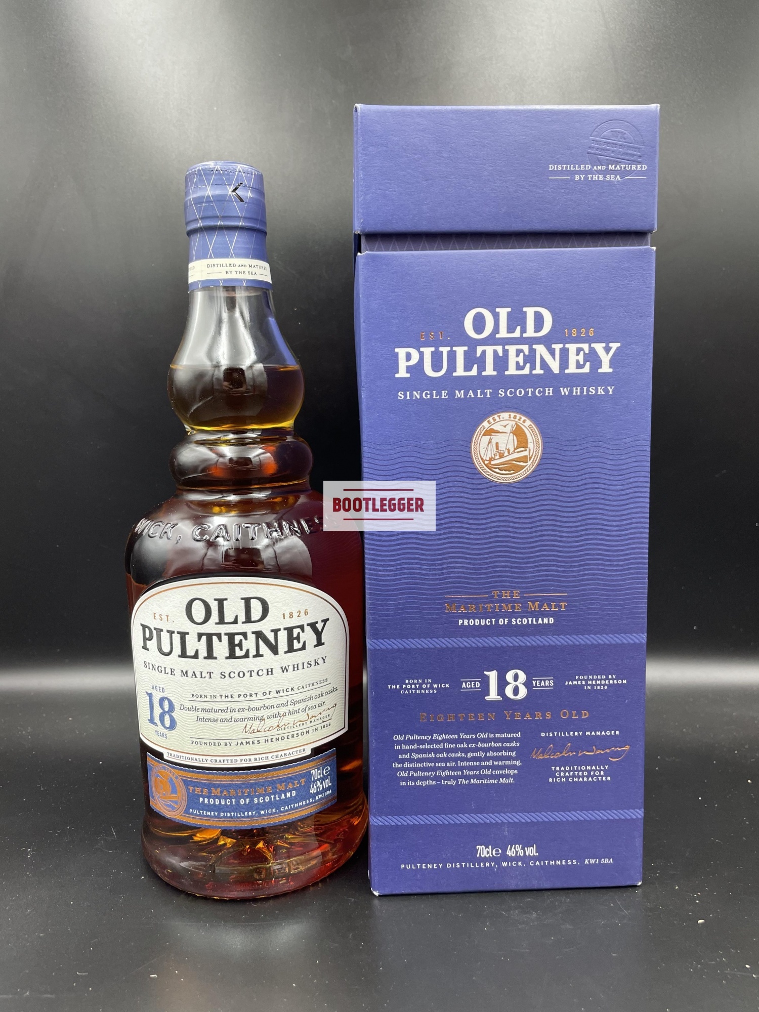 Купить виски Old Pulteney 18 Years Old 0,7л - Интернет-магазин алкоголя ...